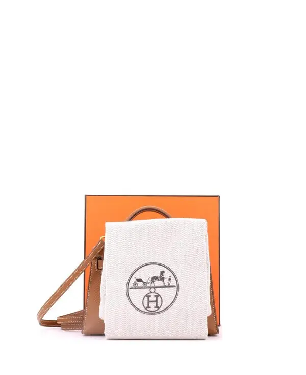 Hermès Kelly 20 Handbag Brown Epsom With Hardware - Gold