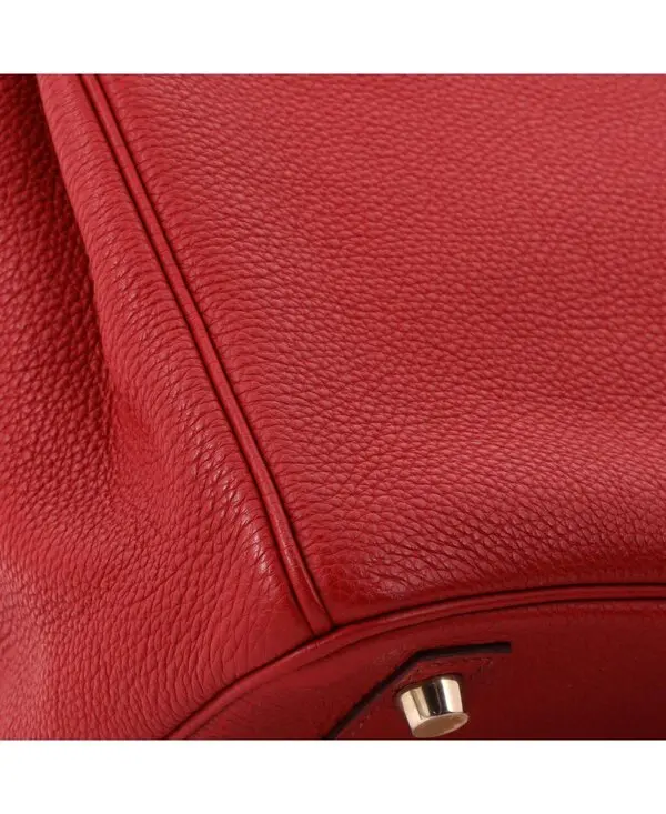 Hermès Birkin 30 Handbag Red Togo With Gold Hardware - Rouge Garance