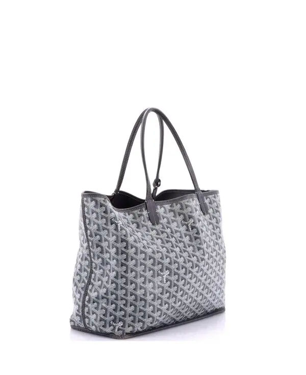 Goyard Pm Anjou Reversible Tote Coated Canvas - Gray