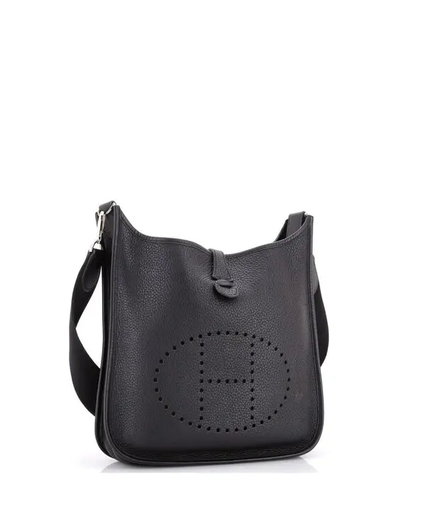 Hermès Pm Evelyne Bag Gen I Clemence - Black
