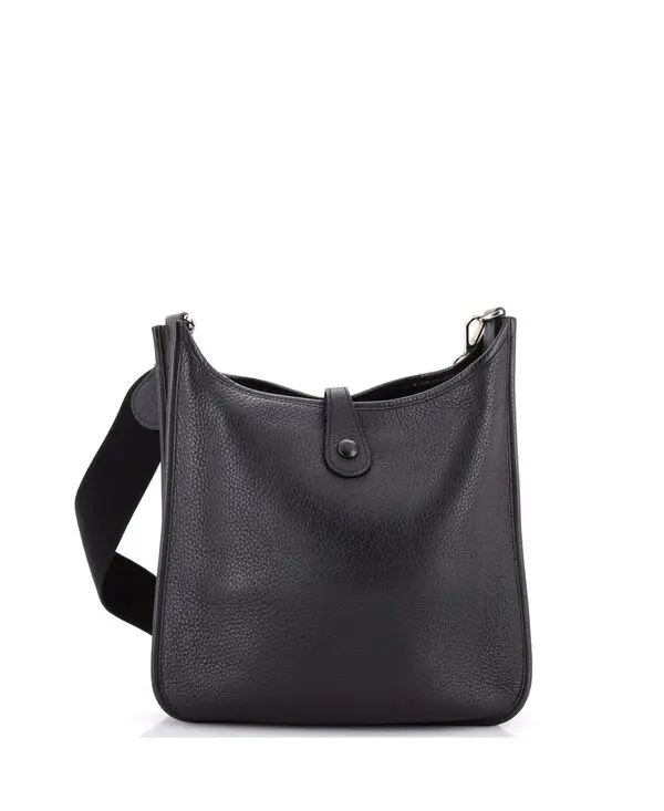 Hermès Pm Evelyne Bag Gen I Clemence - Black