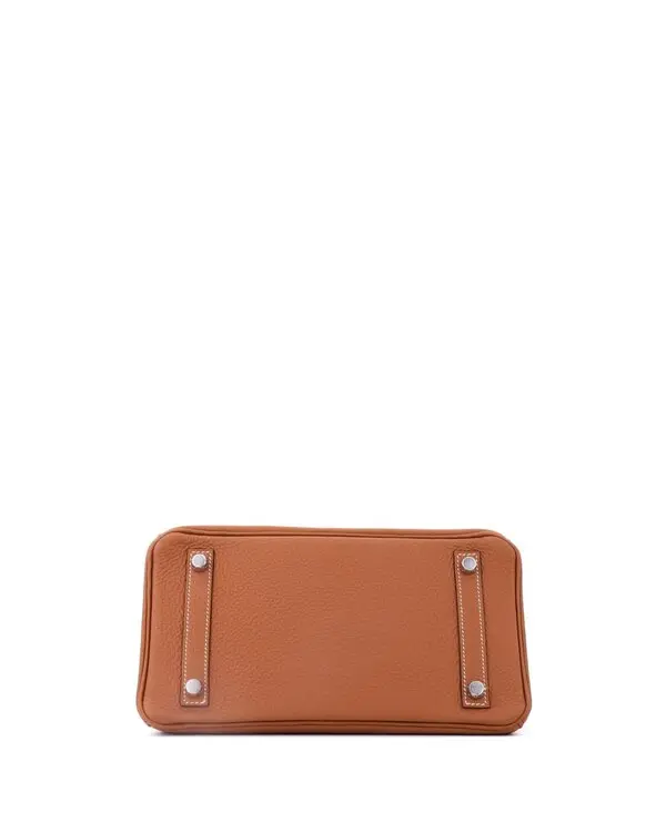 Hermès Birkin 25 Handbag Brown Togo With Palladium Hardware - Gold