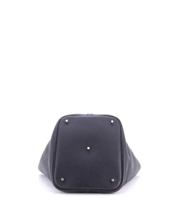 Hermès Gm Eclat Picotin Lock Bag Clemence - Black