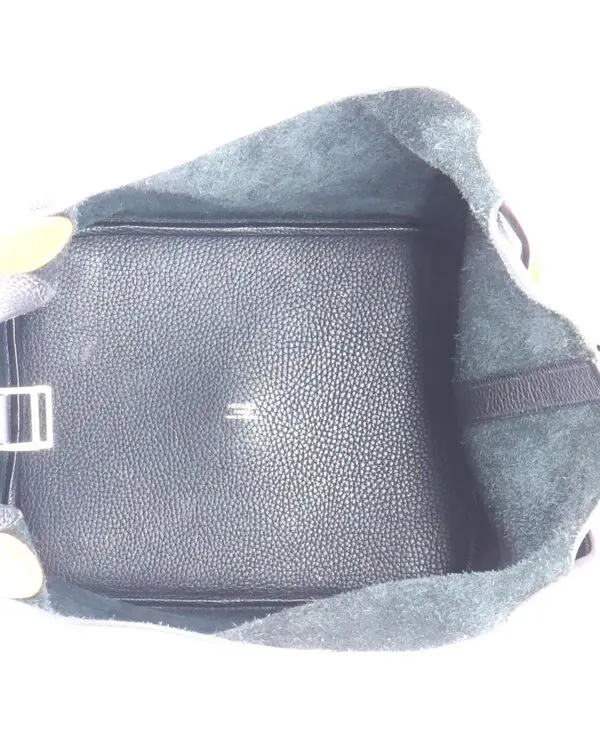 Hermès Gm Eclat Picotin Lock Bag Clemence - Black