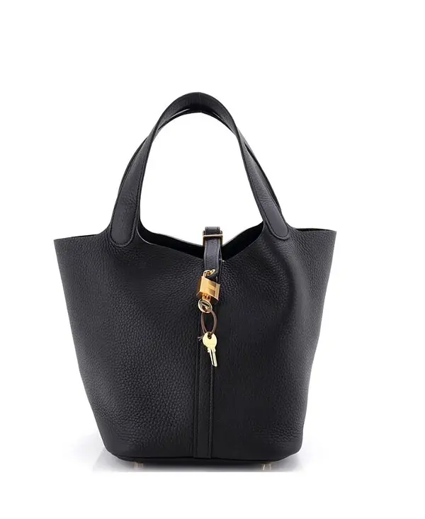 Hermès Mm Picotin Lock Bag Clemence