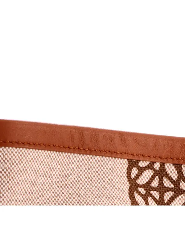 Hermès 28 Sac Steeple Tote Printed Toile With Leather - Brown