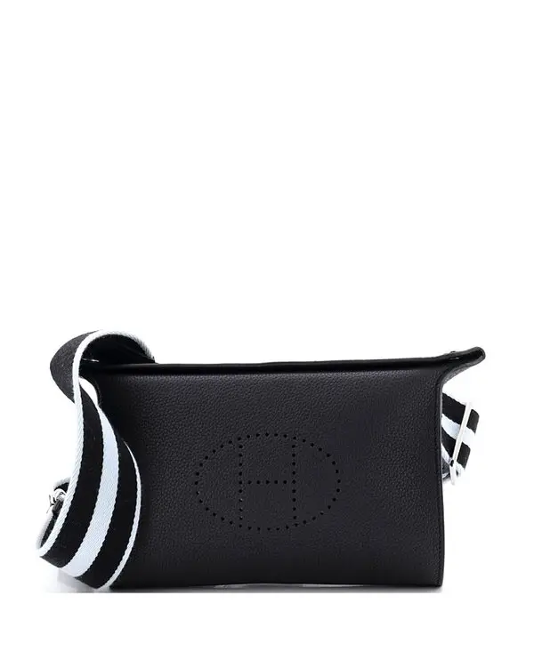 Hermès Videpoches Bag With Multicolor Strap Togo - Black