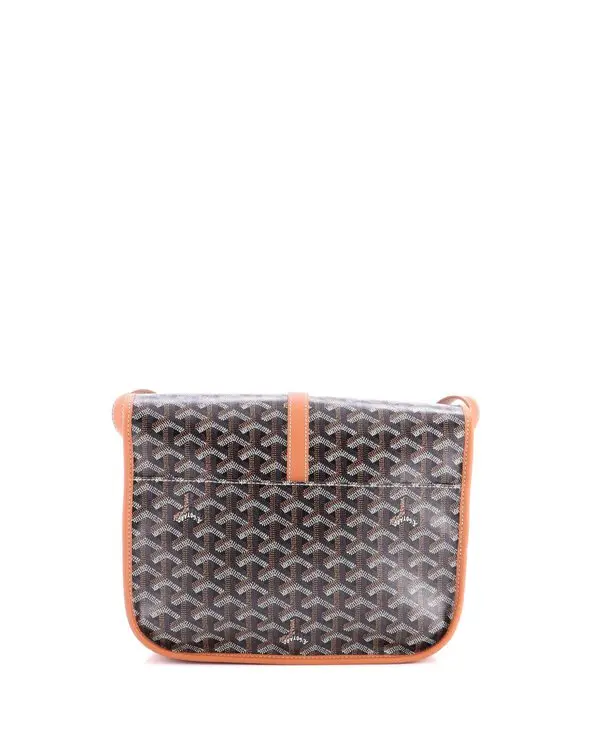 Goyard Mm Belvedere Ii Messenger Bag Coated Canvas - Brown