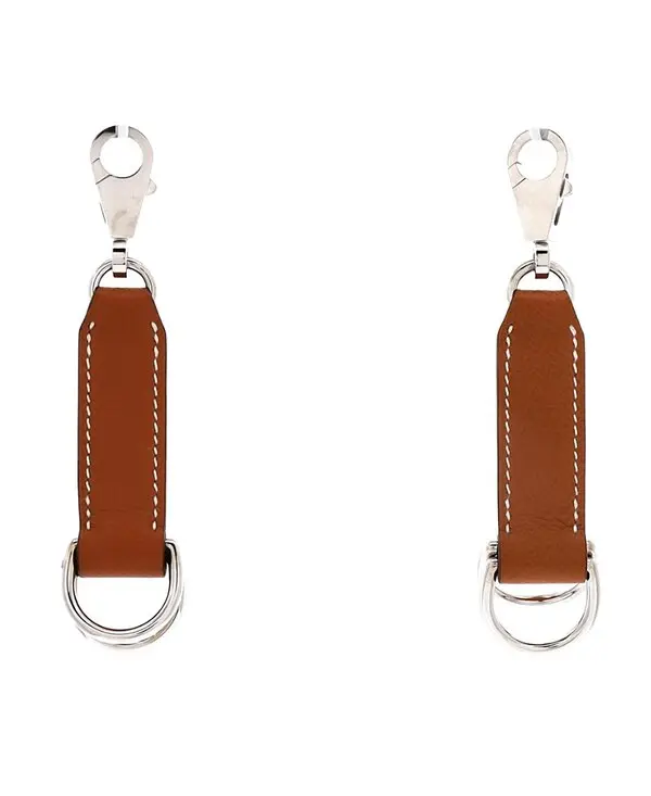 Hermès Attache Soie Bag Strap 2-piece Set Leather - Brown