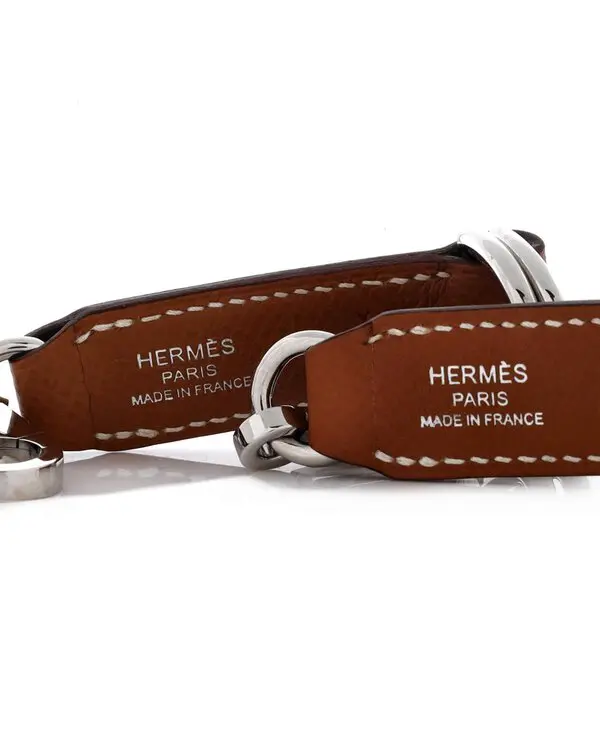 Hermès Attache Soie Bag Strap 2-piece Set Leather