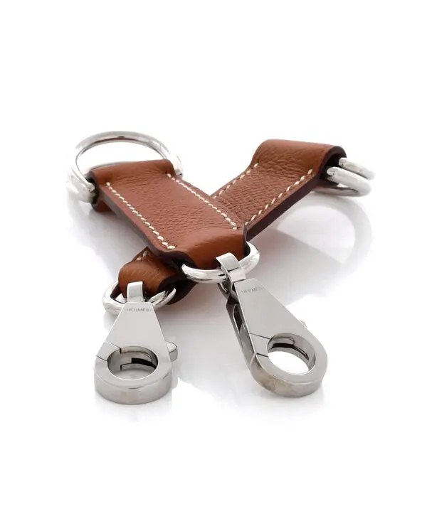 Hermès Attache Soie Bag Strap 2-piece Set Leather