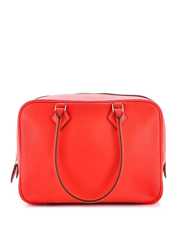 Hermès 28 Plume Bag Evercolor - Red