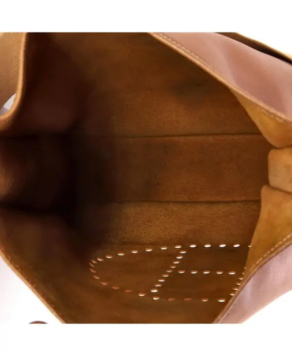 Hermès Pm Evelyne Bag Gen I Courchevel - Brown