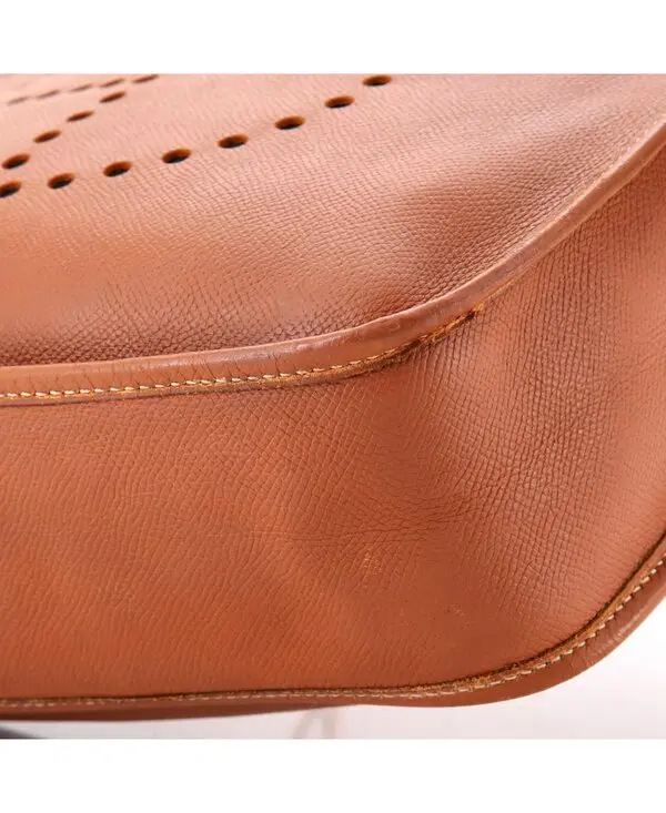 Hermès Pm Evelyne Bag Gen I Courchevel - Brown