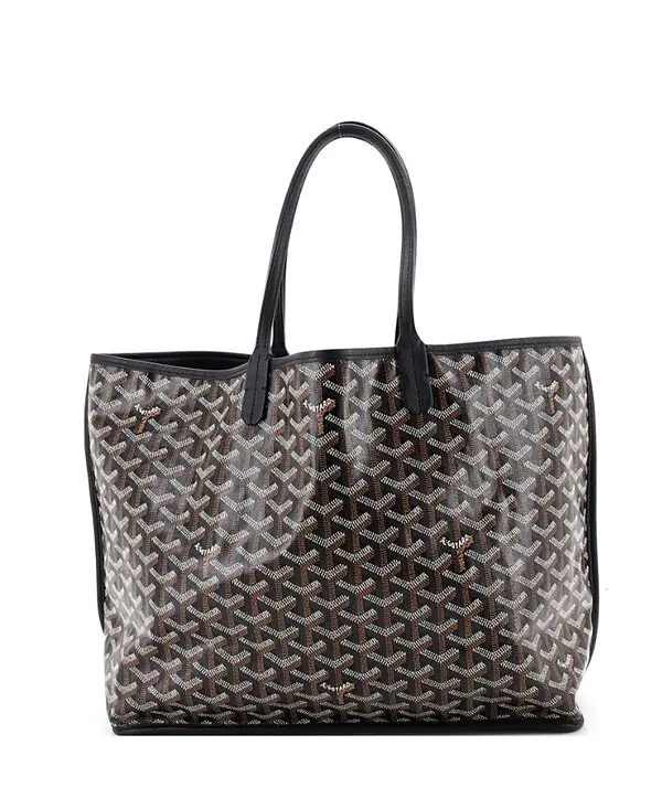 Goyard Pm Anjou Reversible Tote Coated Canvas - Black