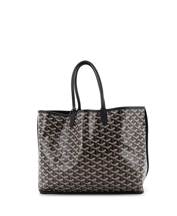Goyard Pm Anjou Reversible Tote Coated Canvas - Black