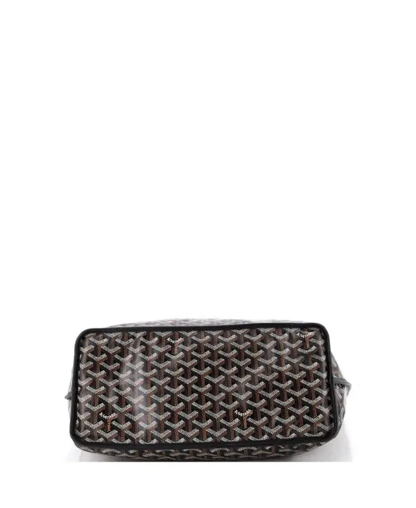 Goyard Pm Anjou Reversible Tote Coated Canvas - Black