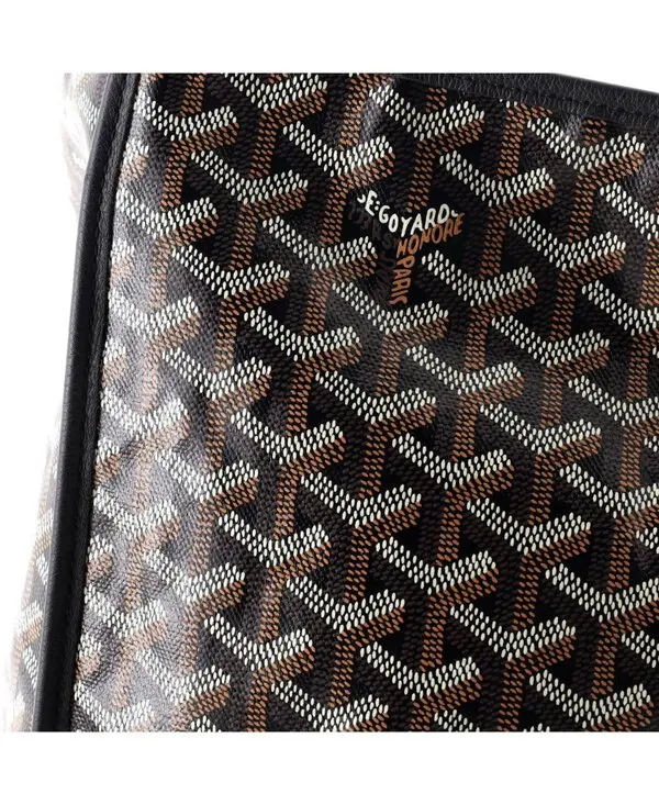 Goyard Pm Anjou Reversible Tote Coated Canvas - Black