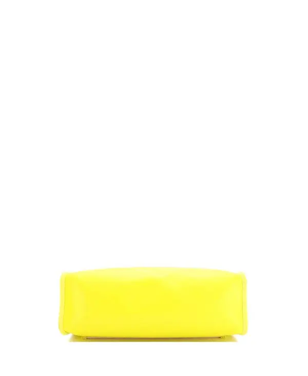 Hermès 31 Herbag Zip Berline Vache Canvas And Leather - Yellow