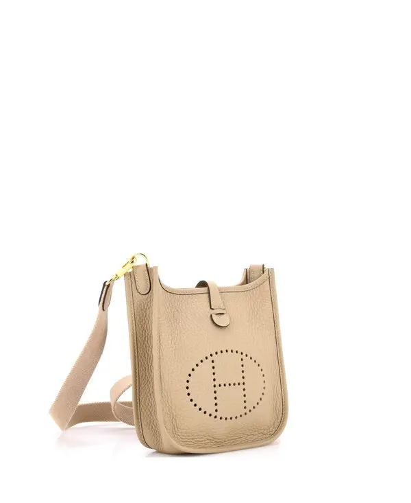 Hermès Tpm Evelyne Bag Gen Iii Clemence - Neutral