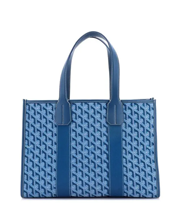 Goyard Pm Villette Tote Coated Canvas - Blue