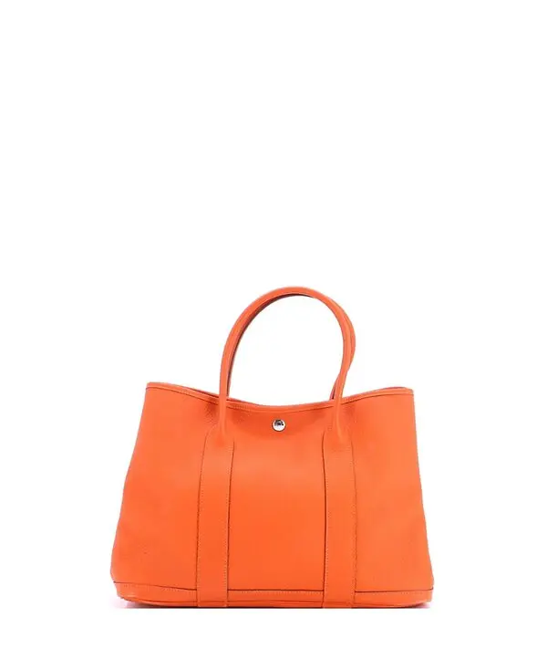 Hermès 36 Garden Party Tote Leather - Orange