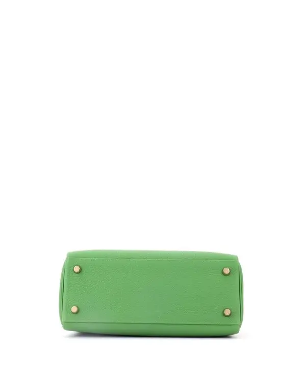 Hermès Kelly 25 Handbag Green Togo With Gold Hardware - Vert Yucca