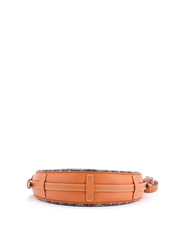 Goyard Hirondelle Shoulder Bag Coated Canvas And Leather - Brown