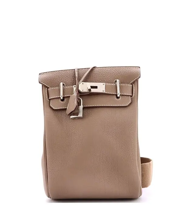 Hermès Pm Hac A Dos Backpack Togo - Gray