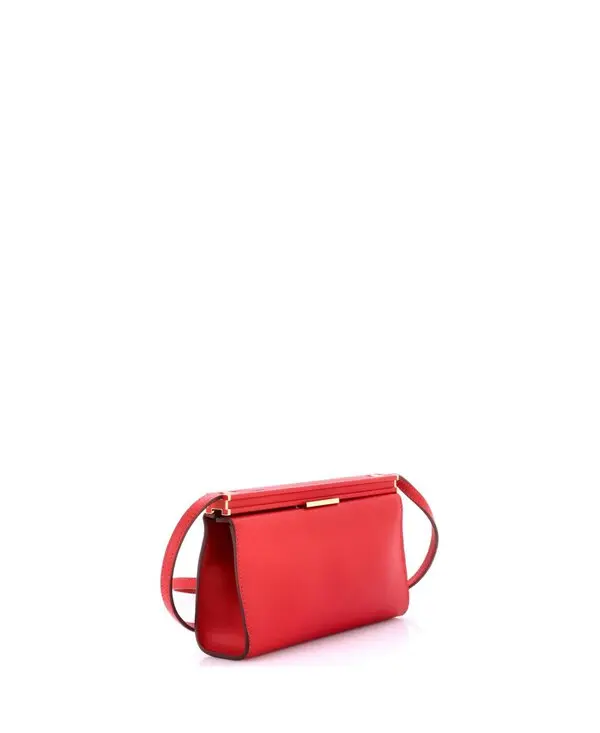 Hermès 21 Clic-h Shoulder Bag Evercolor - Red