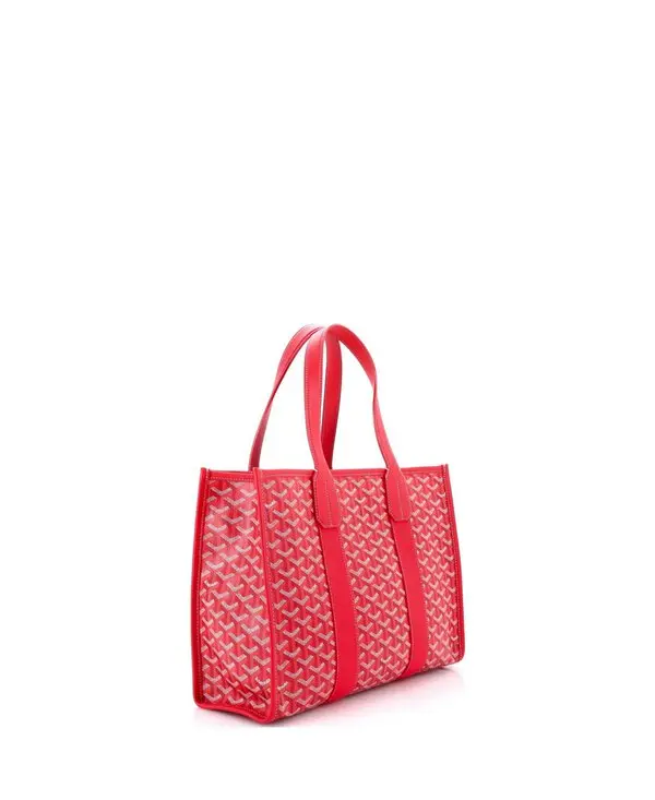 Goyard Pm Villette Tote Coated Canvas - Red