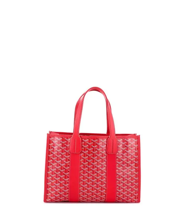 Goyard Pm Villette Tote Coated Canvas - Red