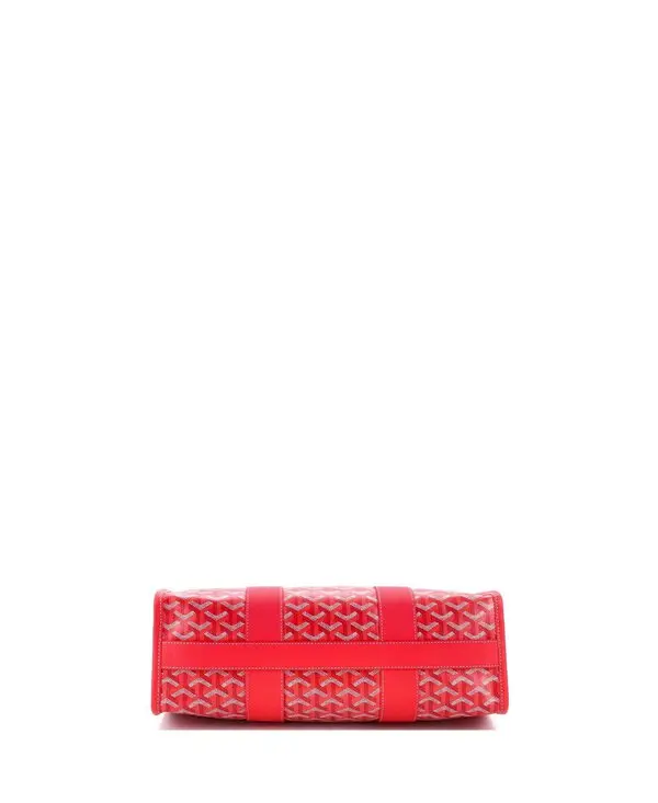 Goyard Pm Villette Tote Coated Canvas - Red