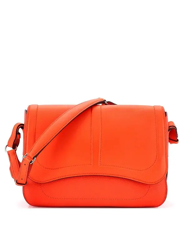 Hermès Harnais Shoulder Bag Epsom And Swift - Orange