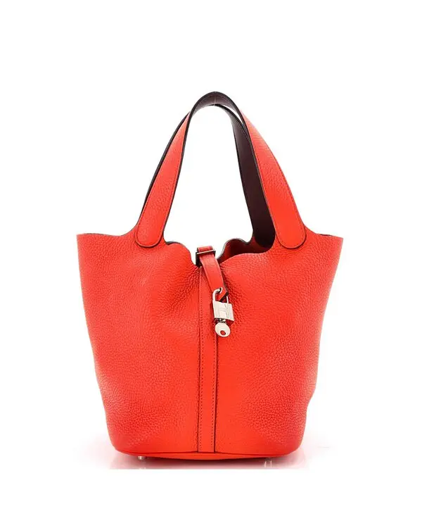 Hermès Mm Picotin Lock Bag Clemence
