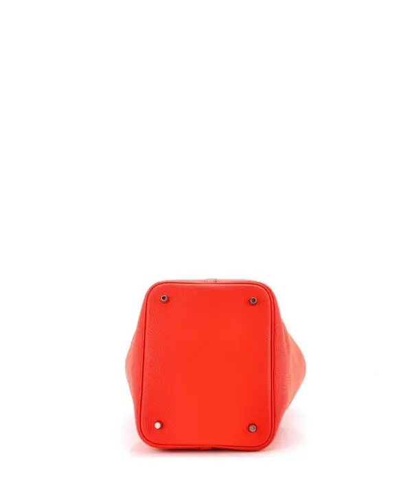Hermès Mm Picotin Lock Bag Clemence - Orange