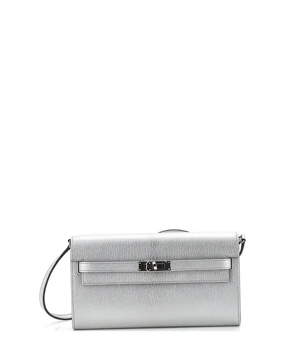 Hermès Kelly To Go Wallet Chevre Chamkilight - Metallic