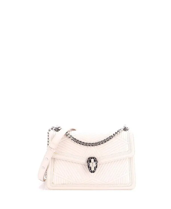 BVLGARI Small Serpenti Forever Shoulder Bag Quilted Leather