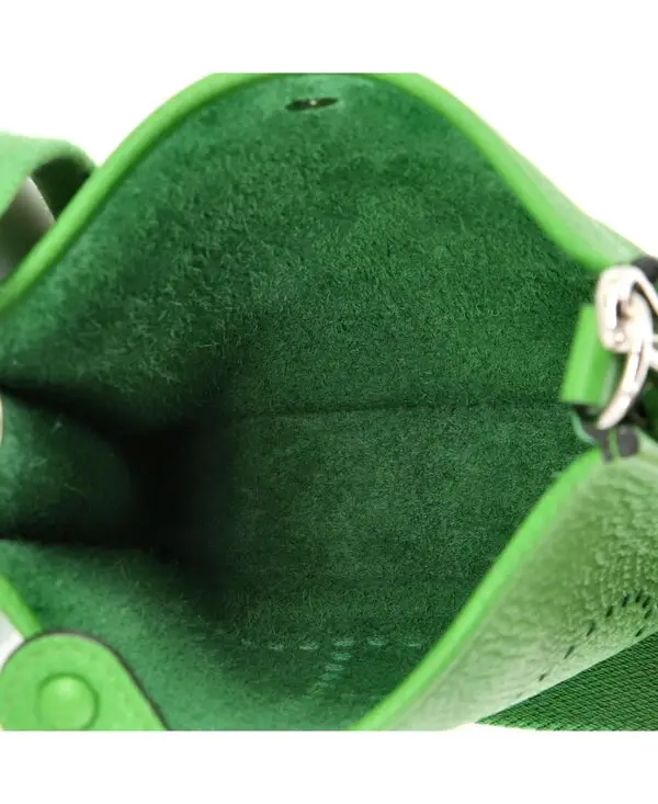 Hermès Tpm Long Strap Evelyne Bag Clemence - Green