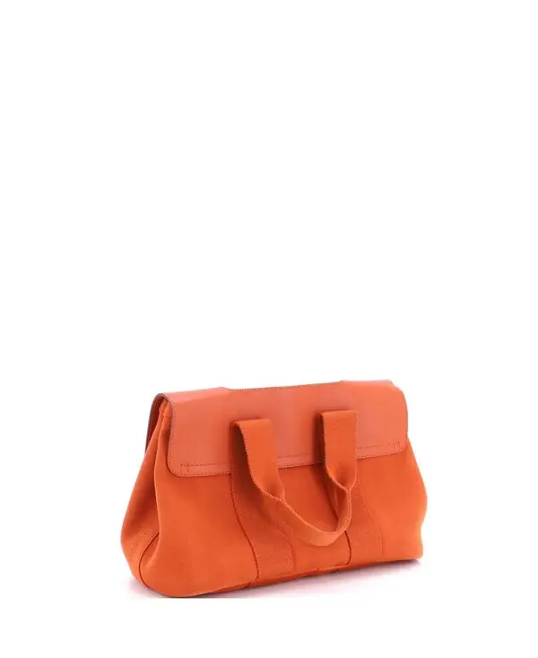 Hermès Pm Valparaiso Bag Toile And Leather