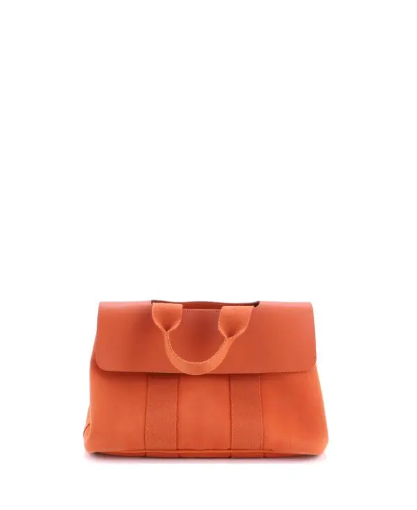 Hermès Pm Valparaiso Bag Toile And Leather