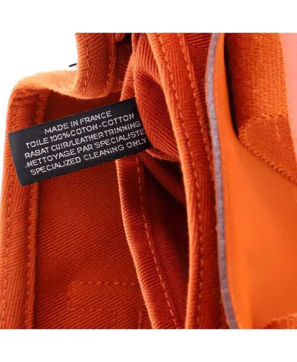 Hermès Pm Valparaiso Bag Toile And Leather