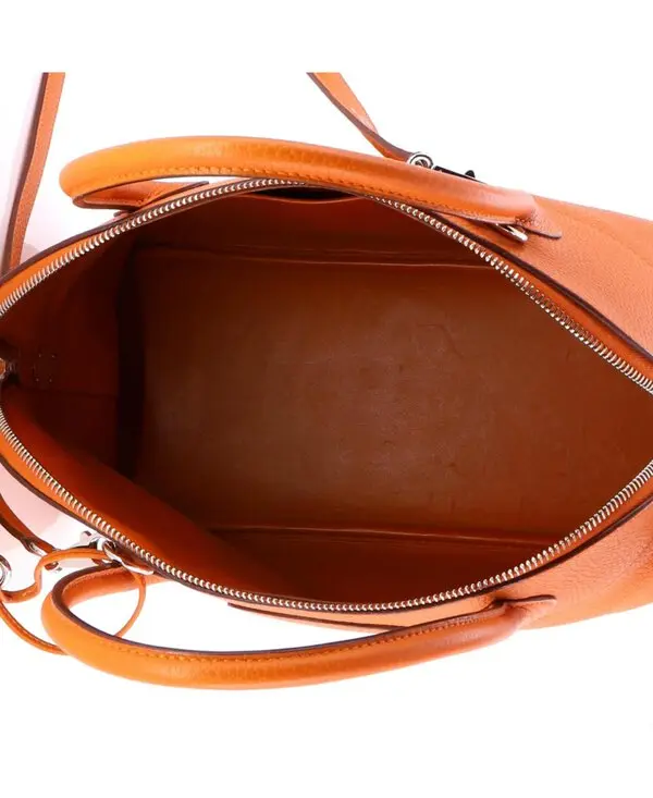 Hermès 35 Bolide Bag Clemence - Orange