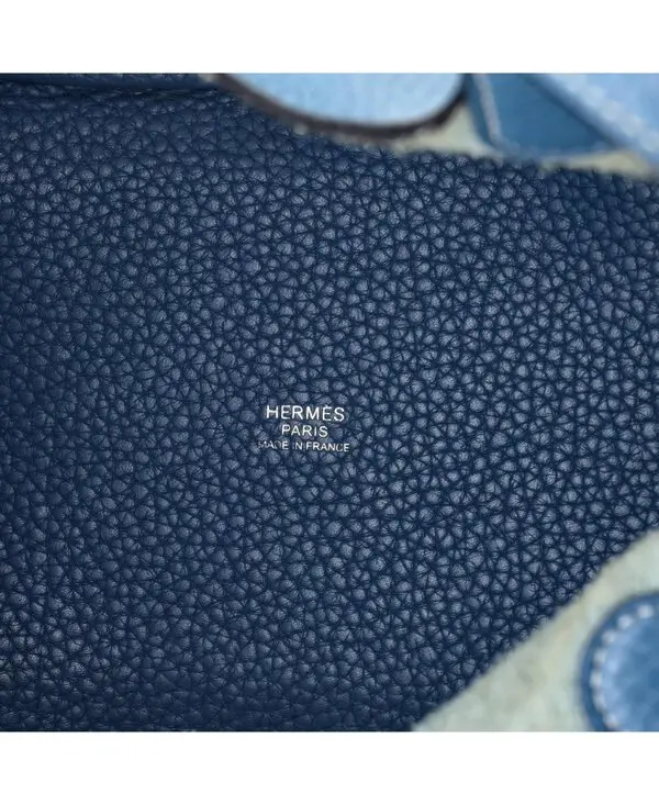 Hermès Pm Picotin Bag Clemence - Blue