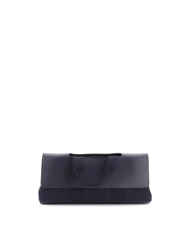 Hermès Pm Valparaiso East West Bag Toile And Leather - Black