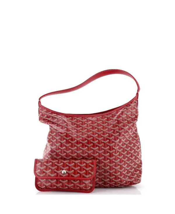 Goyard Boheme Hobo Coated Canvas - Red