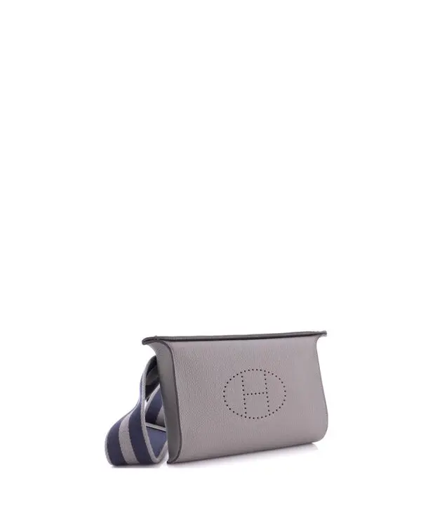 Hermès Videpoches Bag With Multicolor Strap Togo