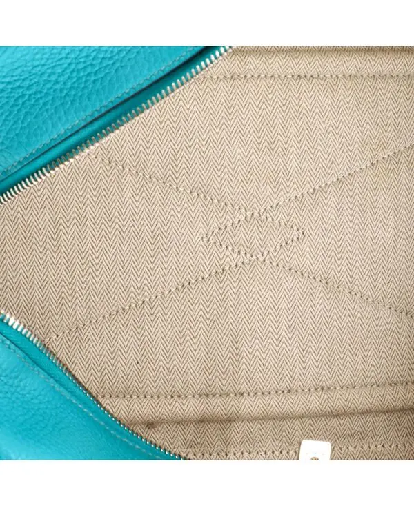 Hermès 35 Victoria Ii Bag Clemence - Blue