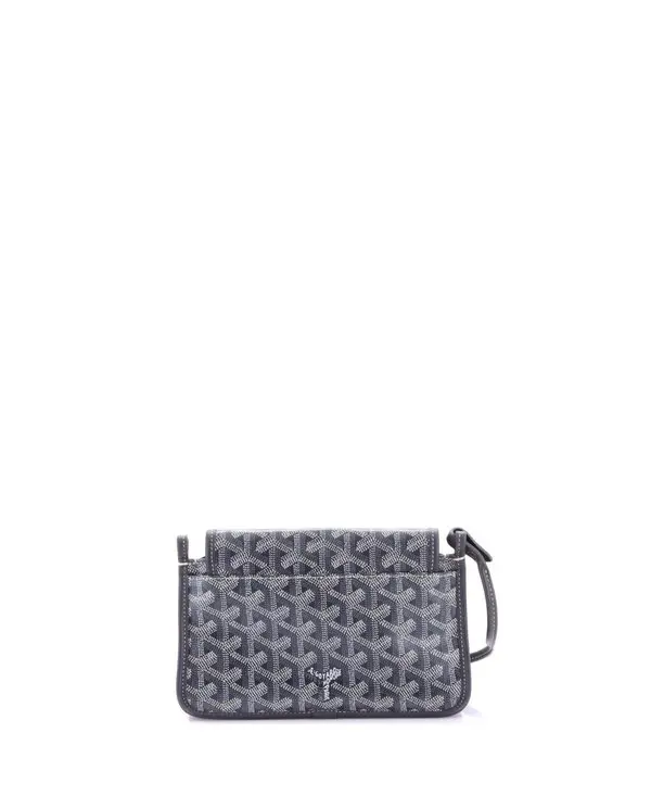 Goyard Plumet Clutch Wallet Coated Canvas - Gray