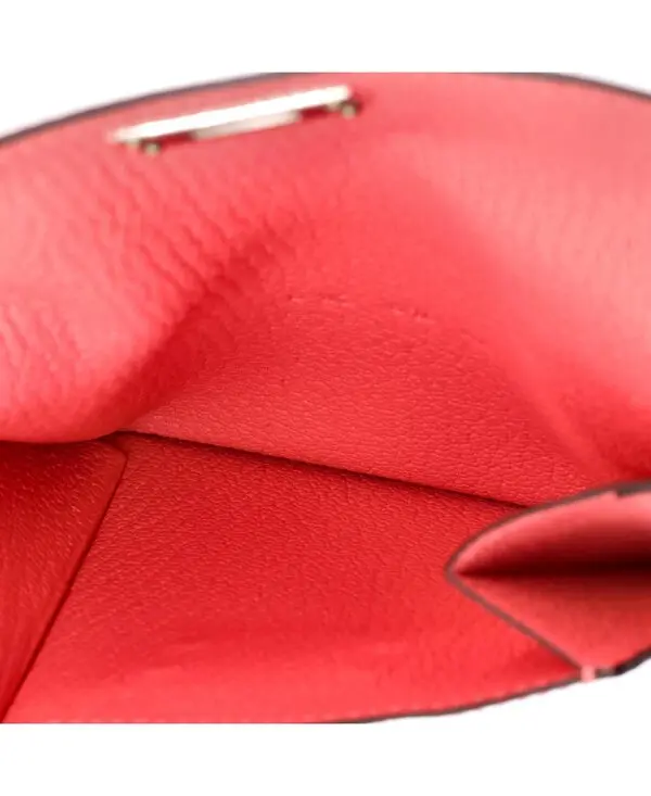 Hermès Kelly Pocket Compact Wallet Chevre Mysore - Pink